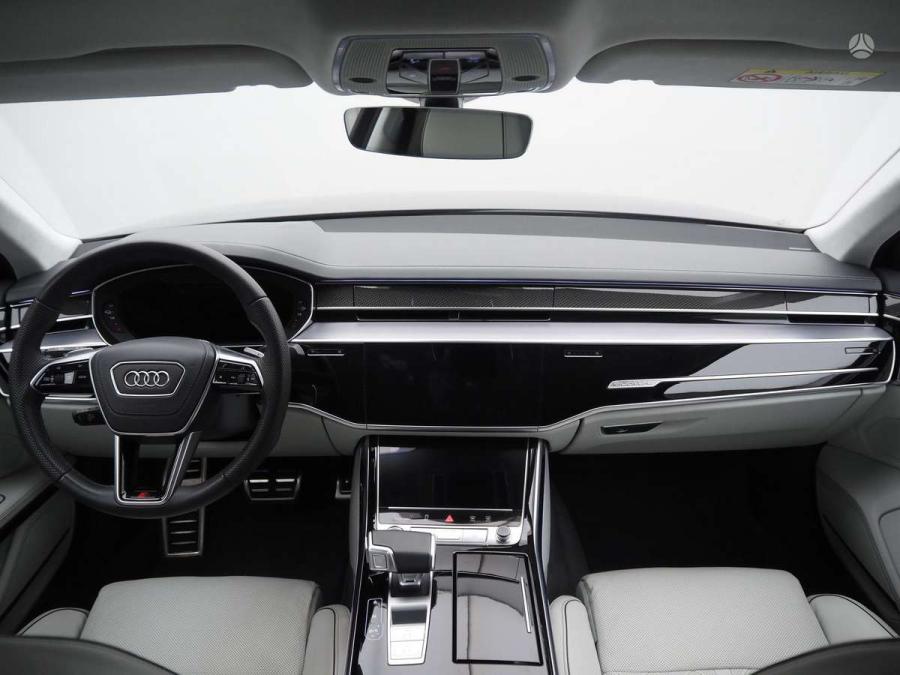 Melns Audi A8 2023 Viļņa, ar dzinēja tilpumu 3.00 L un nobraukumu 50 tūkst. km par 69790 €, foto 23 vietnē AUTOMOTO.COM.LV