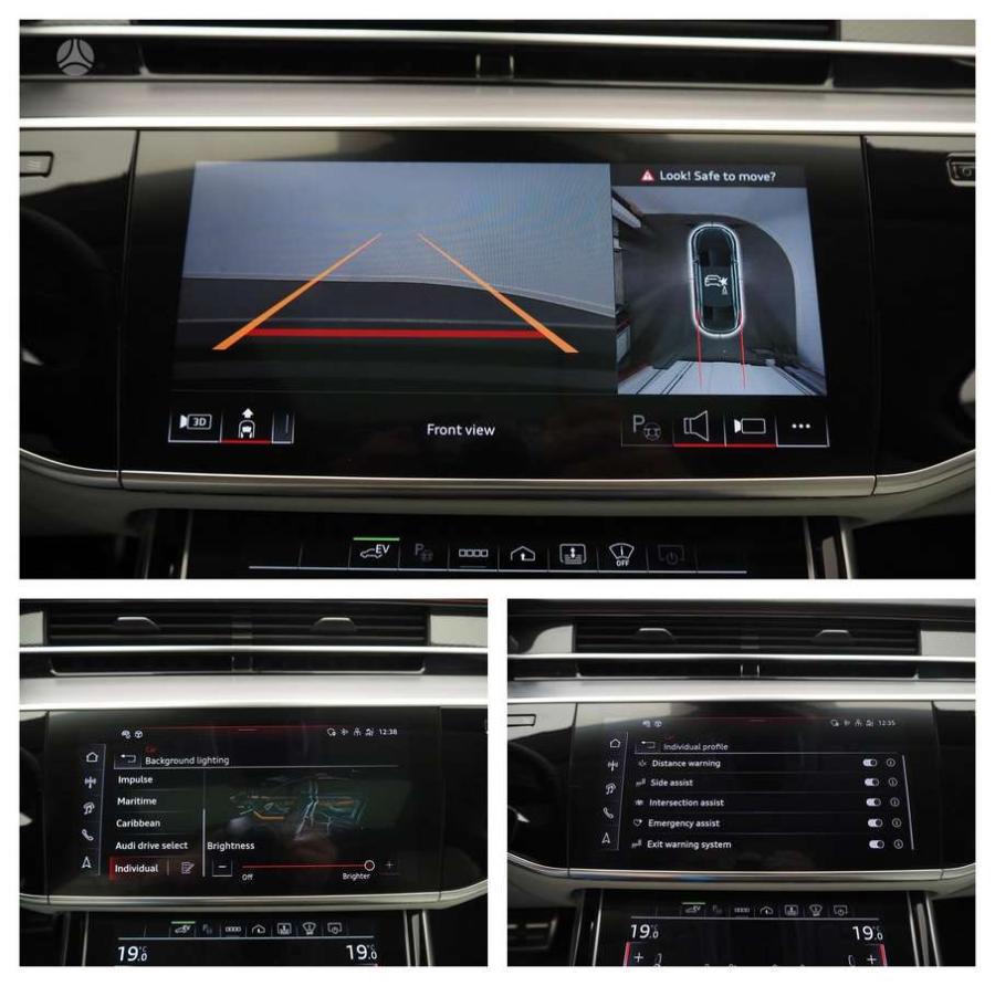 Melns Audi A8 2023 Viļņa, ar dzinēja tilpumu 3.00 L un nobraukumu 50 tūkst. km par 69790 €, foto 28 vietnē AUTOMOTO.COM.LV