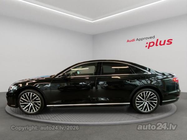 Black Audi A8 2025 in Tallinn, with an engine capacity of 3.00 L and mileage of 18 thousand km for 75900 €, photo 3 on AUTOMOTO.COM.LV