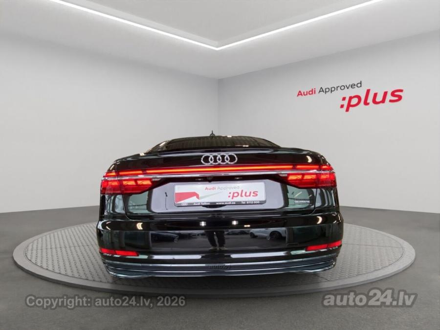 Melns Audi A8 2025 Tallina, ar dzinēja tilpumu 3.00 L un nobraukumu 18 tūkst. km par 75900 €, foto 6 vietnē AUTOMOTO.COM.LV