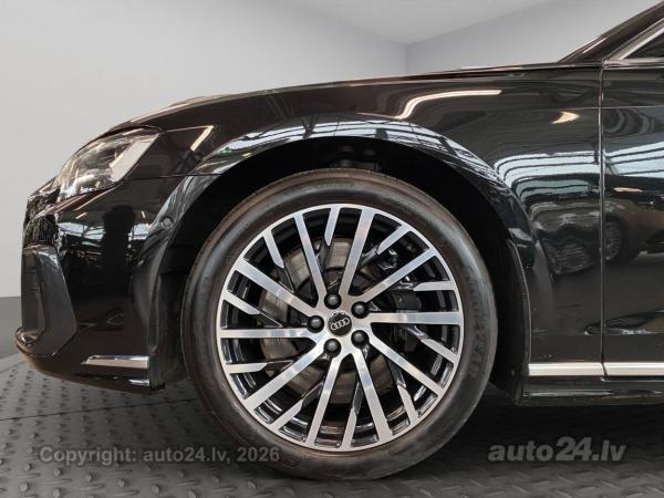 Black Audi A8 2025 in Tallinn, with an engine capacity of 3.00 L and mileage of 18 thousand km for 75900 €, photo 6 on AUTOMOTO.COM.LV