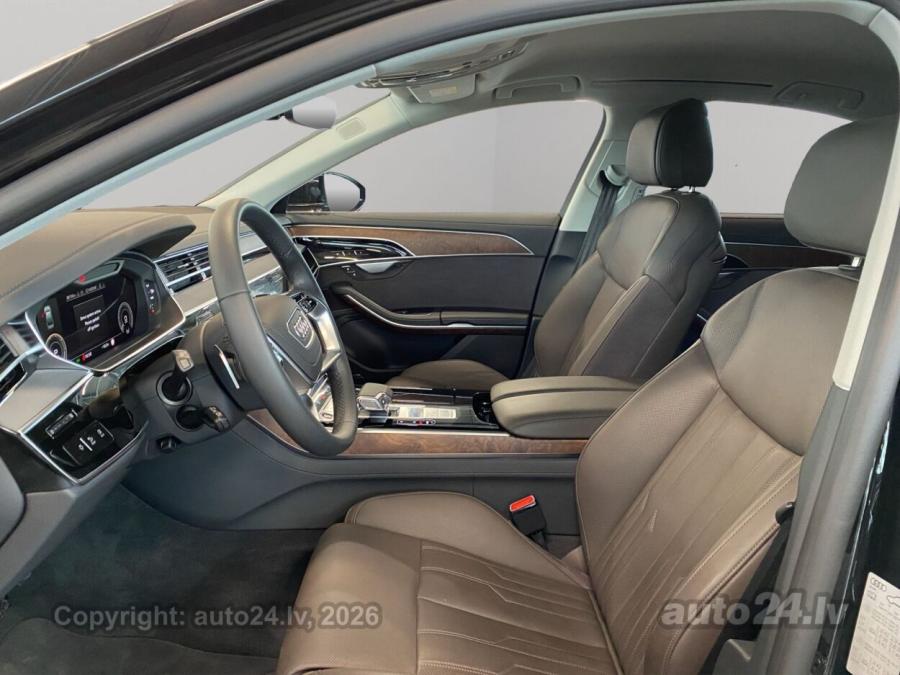 Melns Audi A8 2025 Tallina, ar dzinēja tilpumu 3.00 L un nobraukumu 18 tūkst. km par 75900 €, foto 8 vietnē AUTOMOTO.COM.LV