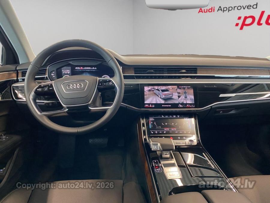 Melns Audi A8 2025 Tallina, ar dzinēja tilpumu 3.00 L un nobraukumu 18 tūkst. km par 75900 €, foto 9 vietnē AUTOMOTO.COM.LV