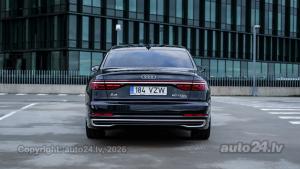 Black Audi A8 2025 in Tallinn, with an engine capacity of 3.00 L and mileage of 23 thousand km for 79900 €, photo 10 on AUTOMOTO.COM.LV