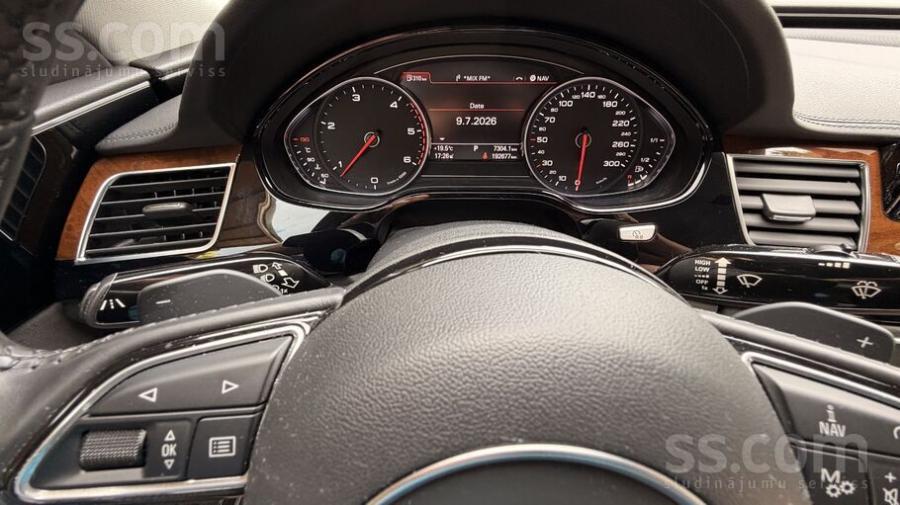 Melns Audi A8 2025 Rīga, ar dzinēja tilpumu 3.00 L un nobraukumu 197 tūkst. km par 22500 €, foto 7 vietnē AUTOMOTO.COM.LV
