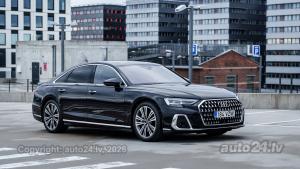 Black Audi A8 2025 in Tallinn, with an engine capacity of 3.00 L and mileage of 31 thousand km for 78990 €, photo 4 on AUTOMOTO.COM.LV