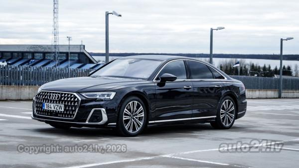 Black Audi A8 2025 in Tallinn, with an engine capacity of 3.00 L and mileage of 31 thousand km for 78990 €, photo 5 on AUTOMOTO.COM.LV