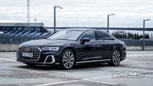 Black Audi A8 2025 in Tallinn, with an engine capacity of 3.00 L and mileage of 31 thousand km for 78990 €, photo 5 on AUTOMOTO.COM.LV