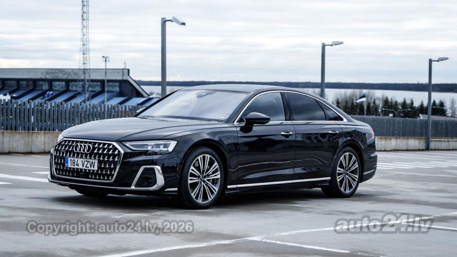 Black Audi A8 2025 in Tallinn, with an engine capacity of 3.00 L and mileage of 31 thousand km for 78990 €, photo 5 on AUTOMOTO.COM.LV