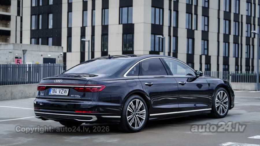Black Audi A8 2025 in Tallinn, with an engine capacity of 3.00 L and mileage of 31 thousand km for 78990 €, photo 7 on AUTOMOTO.COM.LV
