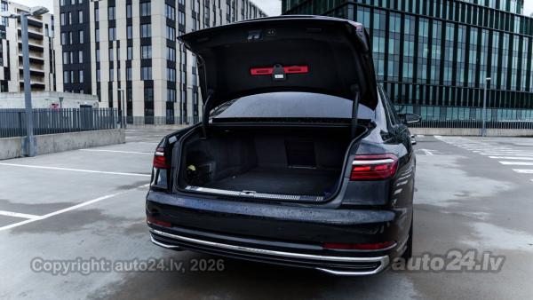 Black Audi A8 2025 in Tallinn, with an engine capacity of 3.00 L and mileage of 31 thousand km for 78990 €, photo 11 on AUTOMOTO.COM.LV