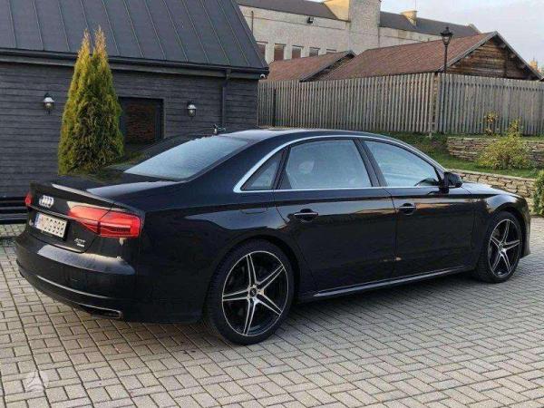 Zils Audi A8 2017 Kėdainiai, ar dzinēja tilpumu 3.99 L un nobraukumu 205 tūkst. km par 23500 €, foto 1 vietnē AUTOMOTO.COM.LV