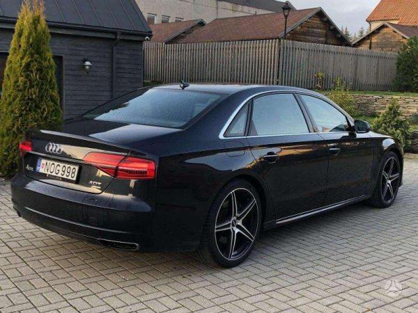 Zils Audi A8 2017 Kėdainiai, ar dzinēja tilpumu 3.99 L un nobraukumu 205 tūkst. km par 23500 €, foto 3 vietnē AUTOMOTO.COM.LV