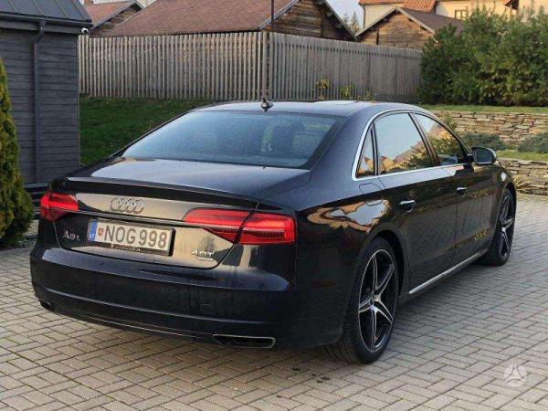 Zils Audi A8 2017 Kėdainiai, ar dzinēja tilpumu 3.99 L un nobraukumu 205 tūkst. km par 23500 €, foto 5 vietnē AUTOMOTO.COM.LV