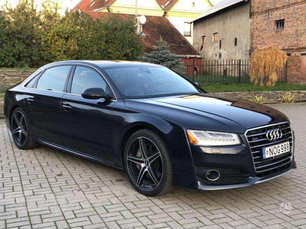 Zils Audi A8 2017 Kėdainiai, ar dzinēja tilpumu 3.99 L un nobraukumu 205 tūkst. km par 23500 €, foto 7 vietnē AUTOMOTO.COM.LV