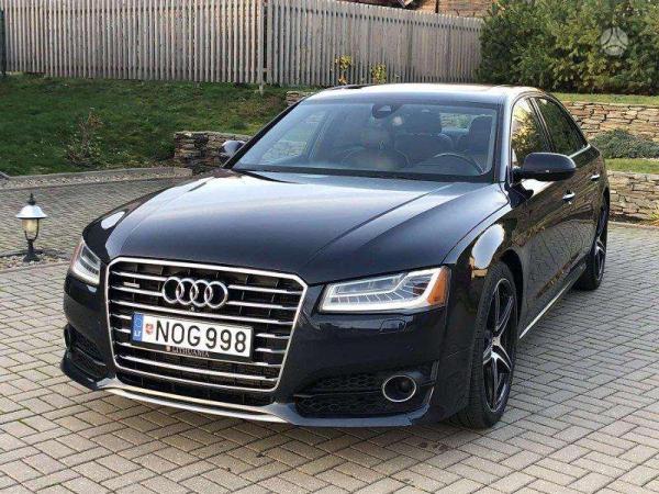 Zils Audi A8 2017 Kėdainiai, ar dzinēja tilpumu 3.99 L un nobraukumu 205 tūkst. km par 23500 €, foto 8 vietnē AUTOMOTO.COM.LV