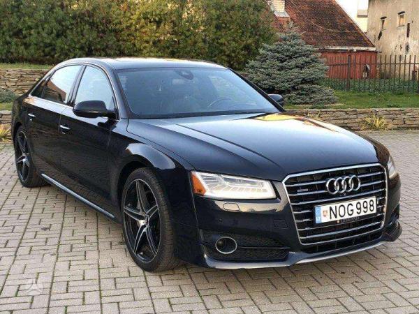 Zils Audi A8 2017 Kėdainiai, ar dzinēja tilpumu 3.99 L un nobraukumu 205 tūkst. km par 23500 €, foto 9 vietnē AUTOMOTO.COM.LV