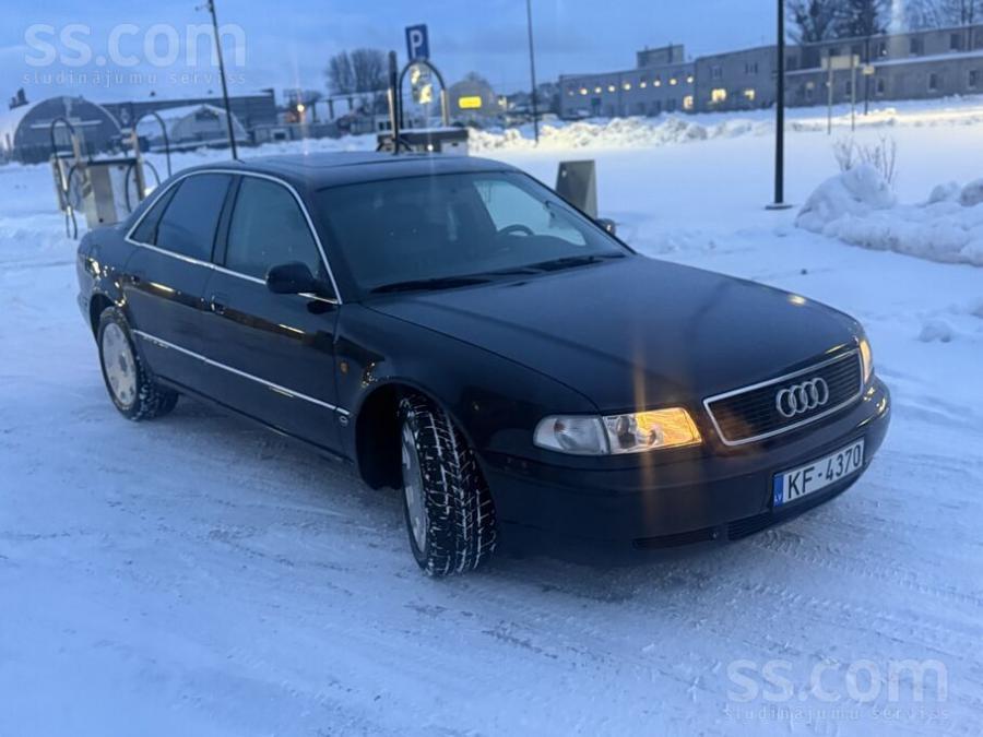 Blue Audi A8 1995 in Liepaja, with an engine capacity of 2.80 L and mileage of 480 thousand km for 1800 €, photo 2 on AUTOMOTO.COM.LV