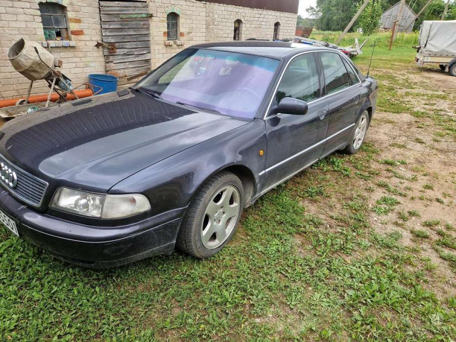 Синий Ауди А8 1998 в Шилуте, объемом двигателя 2.77 л и пробегом 360 тыс. км за 1700 €, фото 1 на AUTOMOTO.COM.LV
