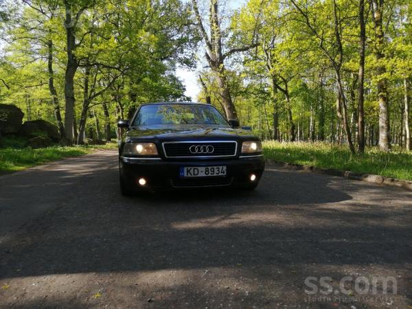 Blue Audi A8 1999 in Liepaja, with an engine capacity of 2.50 L and mileage of 388 thousand km for 2750 €, photo 1 on AUTOMOTO.COM.LV