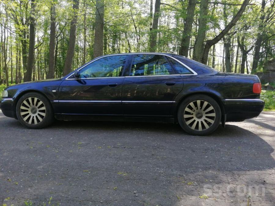 Zils Audi A8 1999 Liepāja, ar dzinēja tilpumu 2.50 L un nobraukumu 388 tūkst. km par 2750 €, foto 6 vietnē AUTOMOTO.COM.LV