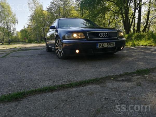 Blue Audi A8 1999 in Liepaja, with an engine capacity of 2.50 L and mileage of 388 thousand km for 2750 €, photo 6 on AUTOMOTO.COM.LV
