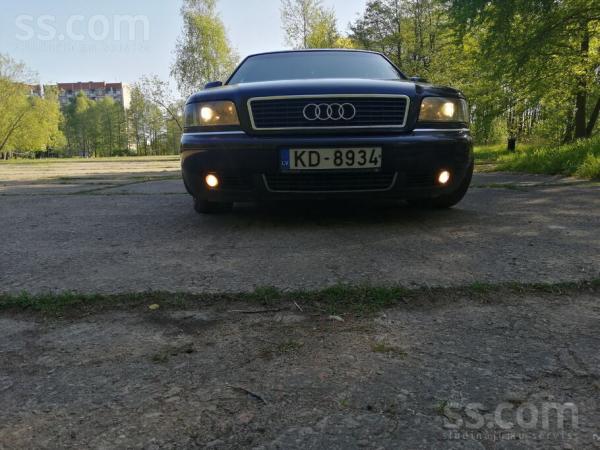 Blue Audi A8 1999 in Liepaja, with an engine capacity of 2.50 L and mileage of 388 thousand km for 2750 €, photo 7 on AUTOMOTO.COM.LV
