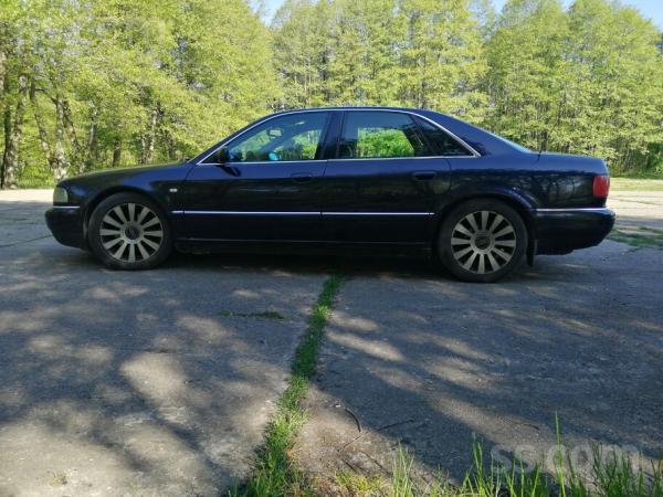 Blue Audi A8 1999 in Liepaja, with an engine capacity of 2.50 L and mileage of 388 thousand km for 2750 €, photo 8 on AUTOMOTO.COM.LV