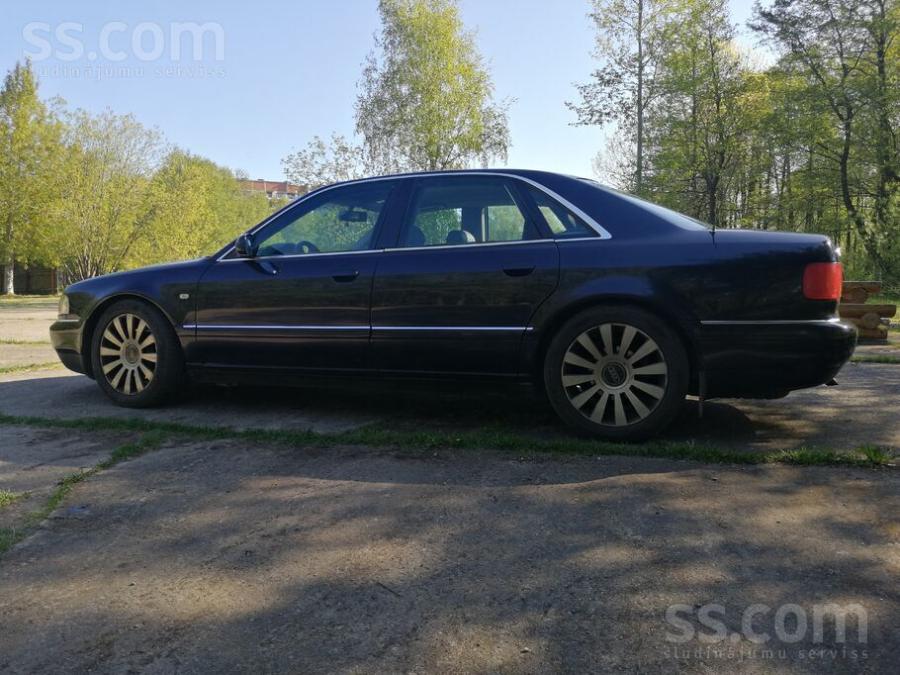 Zils Audi A8 1999 Liepāja, ar dzinēja tilpumu 2.50 L un nobraukumu 388 tūkst. km par 2750 €, foto 11 vietnē AUTOMOTO.COM.LV