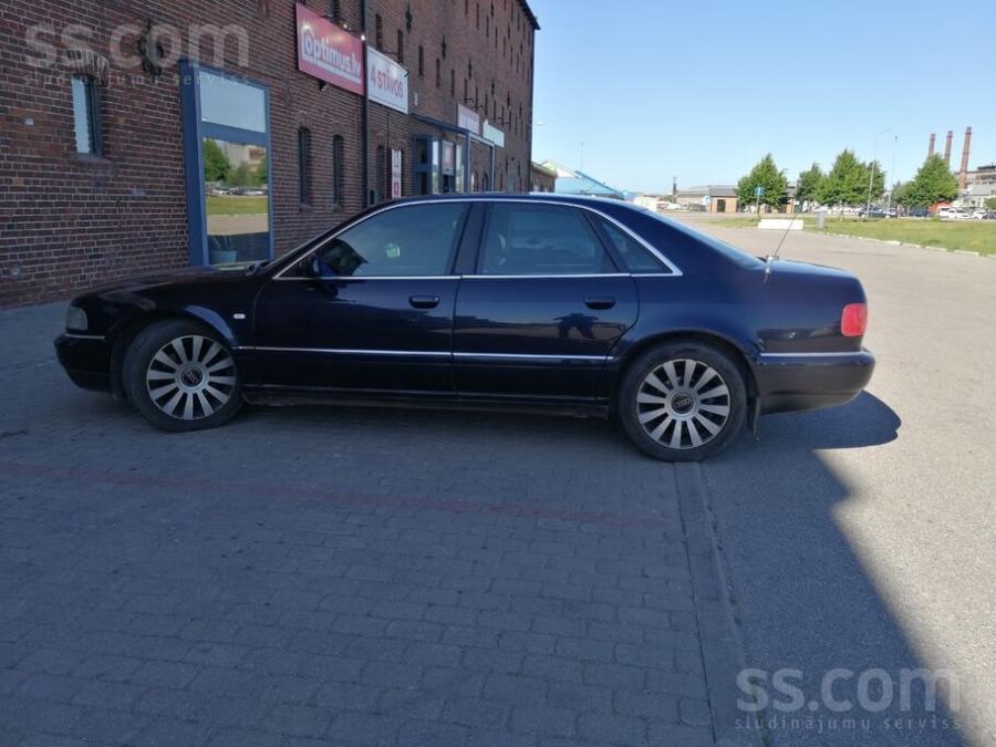 Синий Ауди А8 1999 в Лиепая, объемом двигателя 2.50 л и пробегом 388 тыс. км за 3150 €, фото 5 на AUTOMOTO.COM.LV