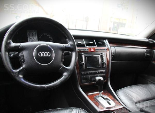 Blue Audi A8 2000 in Rezekne, with an engine capacity of 2.50 L and mileage of 357 thousand km for 2695 €, photo 8 on AUTOMOTO.COM.LV