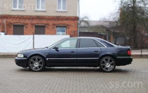 Zils Audi A8 2000 Rēzekne, ar dzinēja tilpumu 2.50 L un nobraukumu 357 tūkst. km par 2695 €, foto 10 vietnē AUTOMOTO.COM.LV