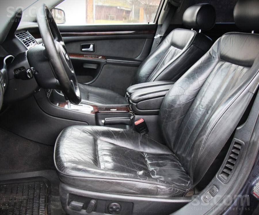 Zils Audi A8 2000 Rēzekne, ar dzinēja tilpumu 2.50 L un nobraukumu 357 tūkst. km par 2695 €, foto 19 vietnē AUTOMOTO.COM.LV