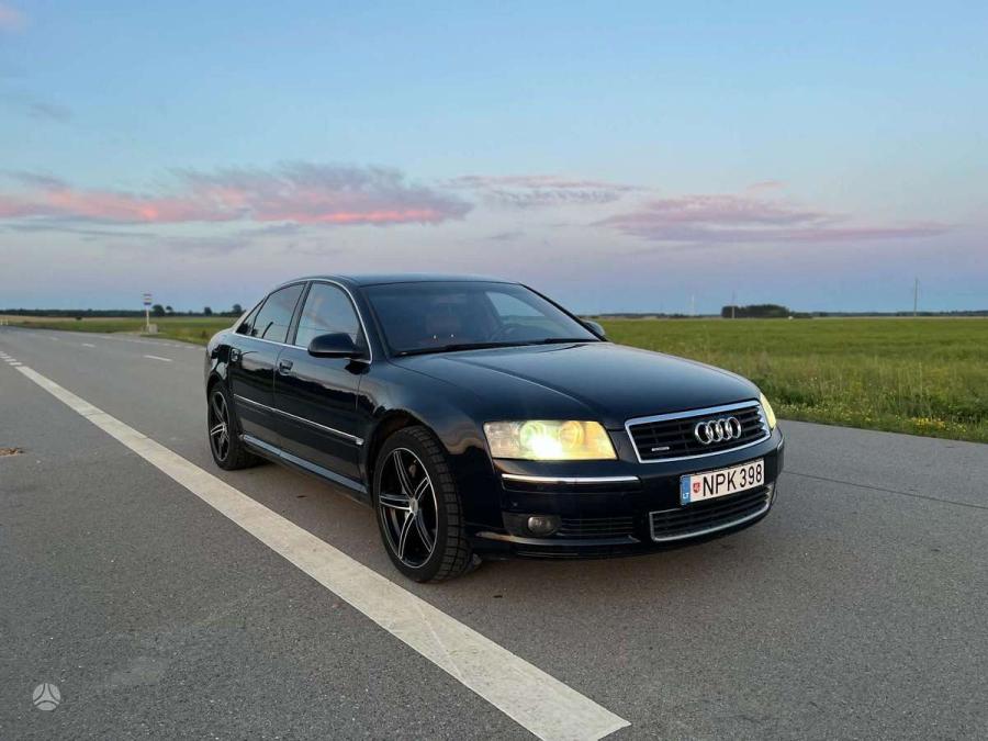 Blue Audi A8 2003 in Klaipeda, with an engine capacity of 3.70 L and mileage of 282 thousand km for 2200 €, photo 6 on AUTOMOTO.COM.LV