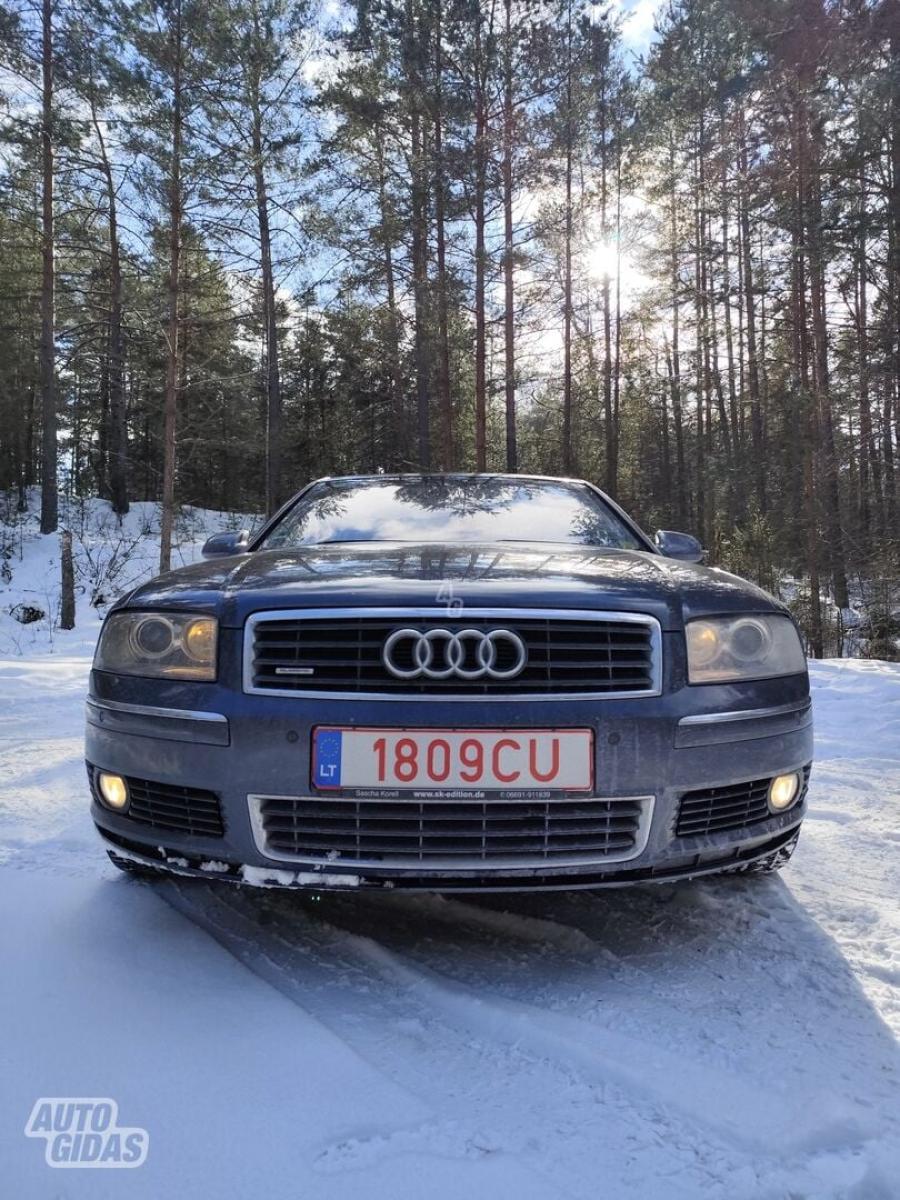Zils Audi A8 2004 Varėna, ar dzinēja tilpumu 4.20 L un nobraukumu 336 tūkst. km par 2600 €, foto 5 vietnē AUTOMOTO.COM.LV