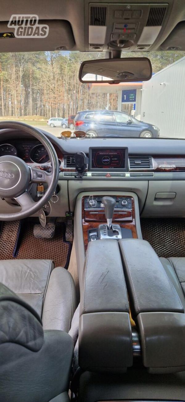 Zils Audi A8 2004 Jurbarkas, ar dzinēja tilpumu 4.20 L un nobraukumu 390 tūkst. km par 2900 €, foto 5 vietnē AUTOMOTO.COM.LV