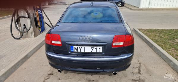 Zils Audi A8 2004 Jurbarkas, ar dzinēja tilpumu 4.20 L un nobraukumu 390 tūkst. km par 2900 €, foto 8 vietnē AUTOMOTO.COM.LV