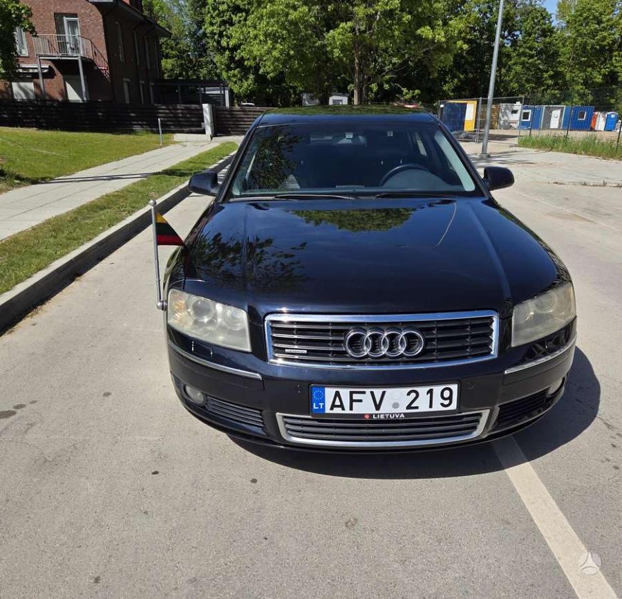 Синий Ауди А8 2004 в Клайпеда, объемом двигателя 4.20 л и пробегом 273 тыс. км за 11900 €, фото 9 на AUTOMOTO.COM.LV