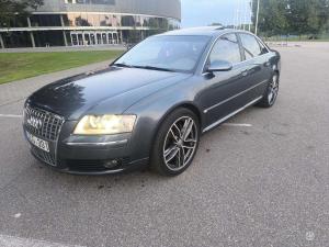 Zils Audi A8 2005 Kėdainiai, ar dzinēja tilpumu 4.13 L un nobraukumu 320 tūkst. km par 8200 €, foto  vietnē AUTOMOTO.COM.LV