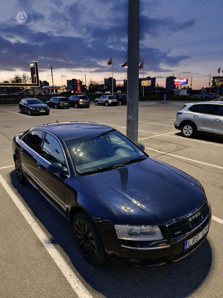 Zils Audi A8 2005 Mažeikiai, ar dzinēja tilpumu 3.00 L un nobraukumu 401 tūkst. km par 1800 €, foto 3 vietnē AUTOMOTO.COM.LV