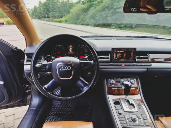 Blue Audi A8 2006 in Ventspils, with an engine capacity of 4.20 L and mileage of 388 thousand km for 4700 €, photo 4 on AUTOMOTO.COM.LV