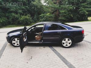 Blue Audi A8 2006 in Ventspils, with an engine capacity of 4.20 L and mileage of 388 thousand km for 4700 €, photo 7 on AUTOMOTO.COM.LV