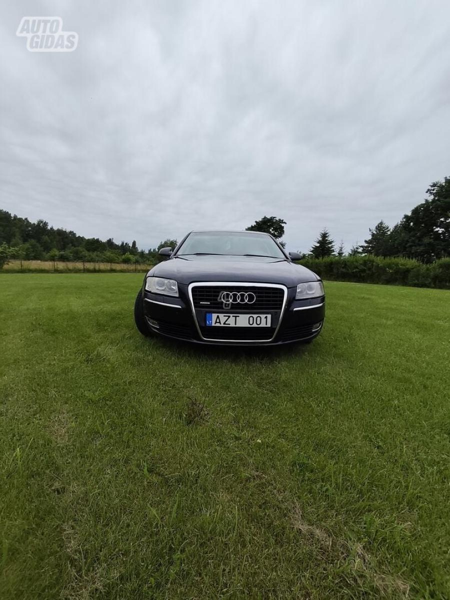 Blue Audi A8 2007 in Panevezys, with an engine capacity of 3.00 L and mileage of 318 thousand km for 4000 €, photo 4 on AUTOMOTO.COM.LV