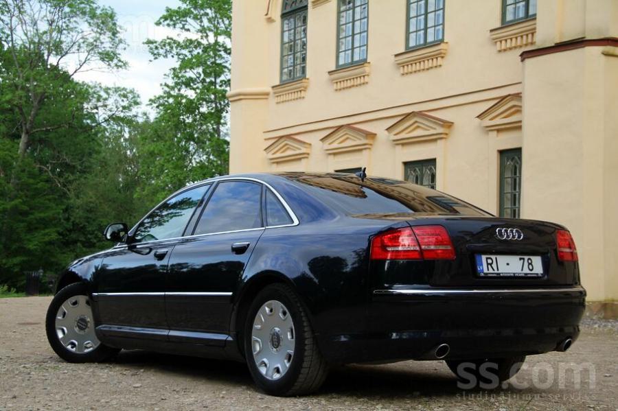 Zils Audi A8 2008 Preiļi, ar dzinēja tilpumu 3.00 L un nobraukumu 349 tūkst. km par 1800 €, foto 2 vietnē AUTOMOTO.COM.LV