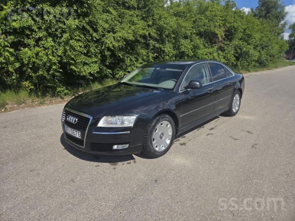 Blue Audi A8 2008 in Daugavpils, with an engine capacity of 3.00 L and mileage of 0 thousand km for 6490 €, photo 1 on AUTOMOTO.COM.LV