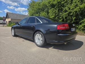 Blue Audi A8 2008 in Daugavpils, with an engine capacity of 3.00 L and mileage of 0 thousand km for 6490 €, photo 9 on AUTOMOTO.COM.LV