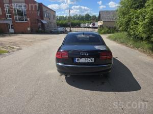 Blue Audi A8 2008 in Daugavpils, with an engine capacity of 3.00 L and mileage of 0 thousand km for 6490 €, photo 13 on AUTOMOTO.COM.LV