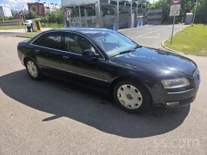 Blue Audi A8 2008 in Daugavpils, with an engine capacity of 3.00 L and mileage of 0 thousand km for 6490 €, photo 16 on AUTOMOTO.COM.LV