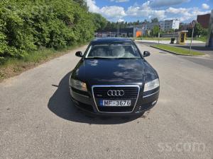 Blue Audi A8 2008 in Daugavpils, with an engine capacity of 3.00 L and mileage of 0 thousand km for 6490 €, photo 18 on AUTOMOTO.COM.LV