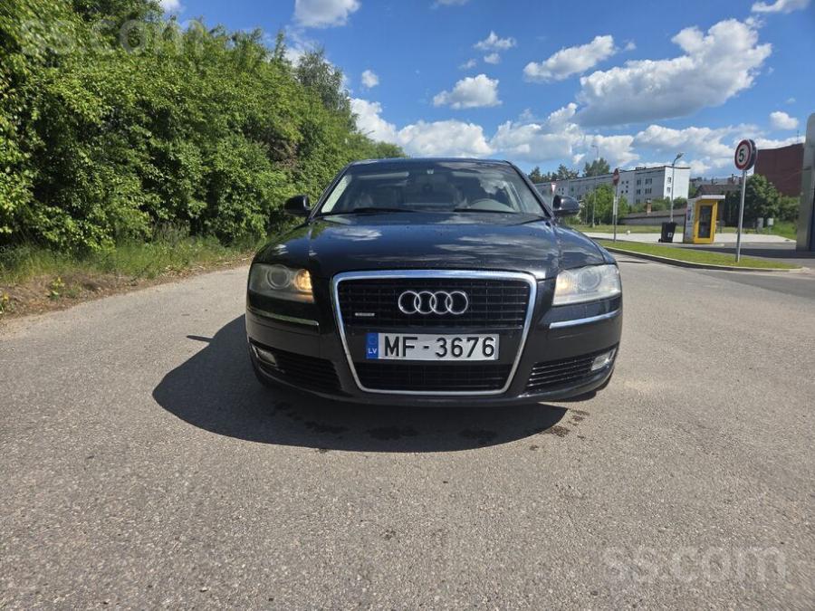 Blue Audi A8 2008 in Daugavpils, with an engine capacity of 3.00 L and mileage of 0 thousand km for 6490 €, photo 19 on AUTOMOTO.COM.LV